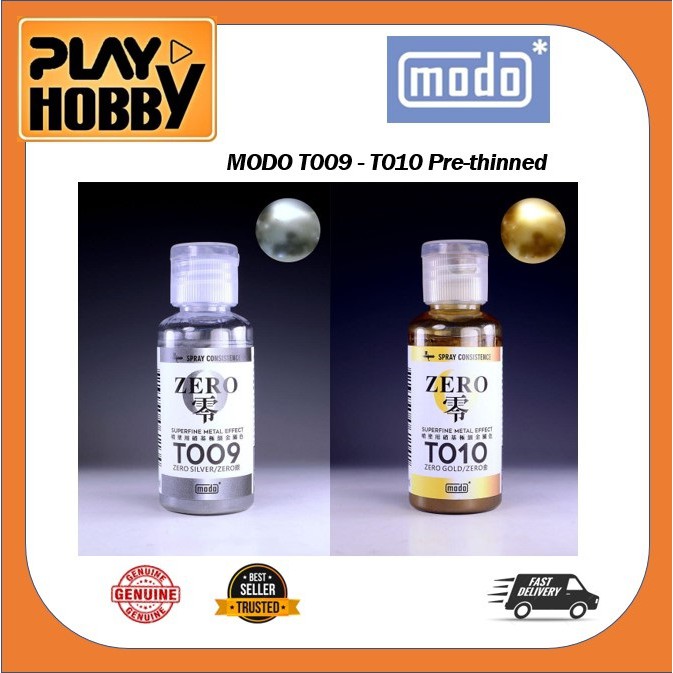 MODO ZERO Series T009 T010 Pre-thinned 30ml - Super Fine - Metallic ...