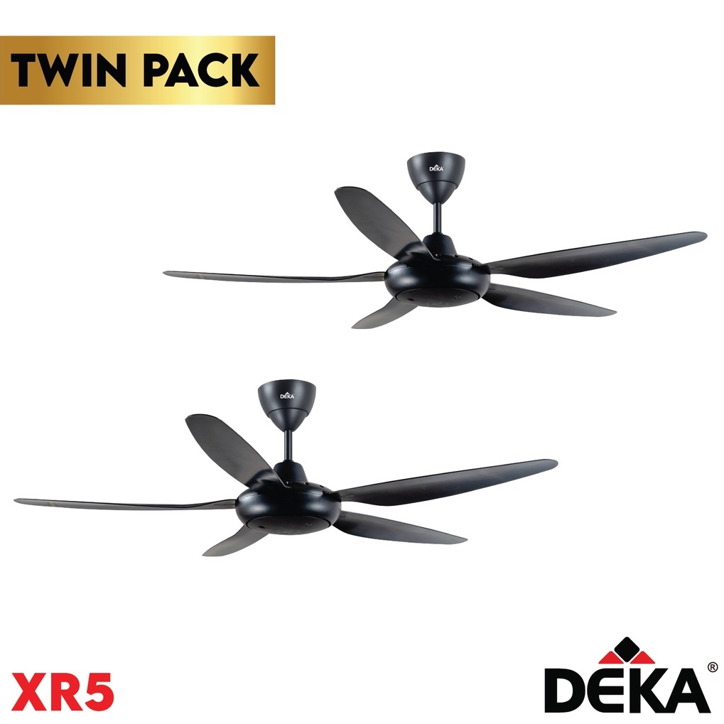 DEKA Fan XR5 / XR10 / P5S Ceiling 56" AC Motor Remote Control Kipas ...