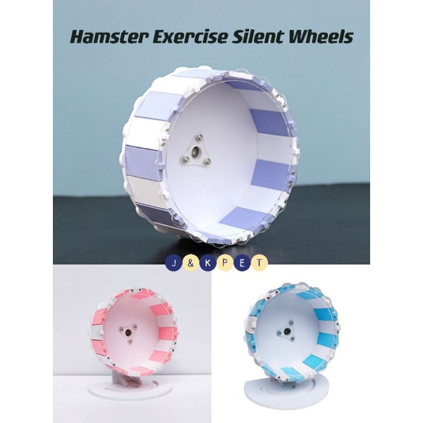 【Ready Stock】Hamster Silent Running Wheel Hamster Exercise Roller ...