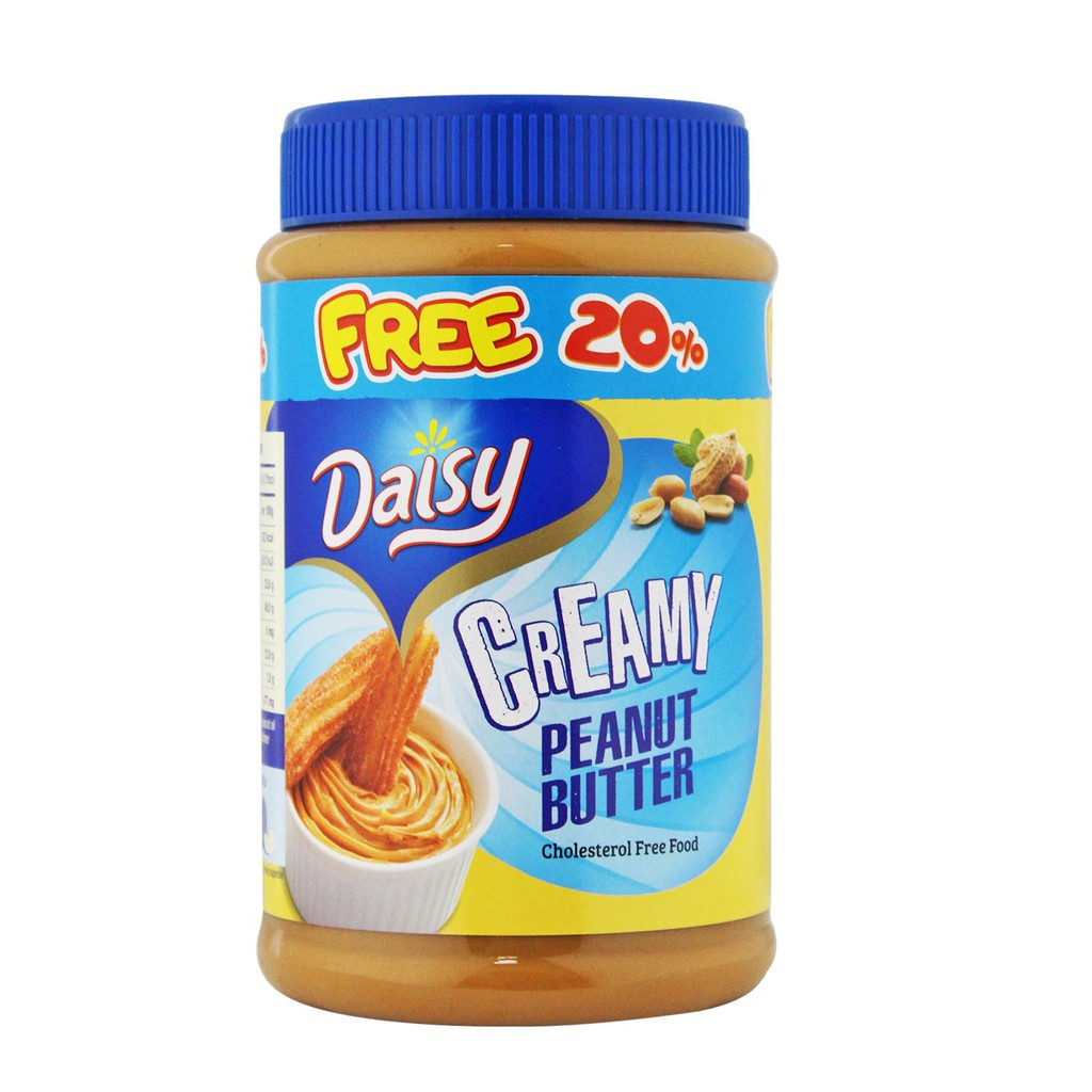 Daisy Creamy / Crunchy Peanut Butter (500g+FREE 20%) | Shopee Malaysia