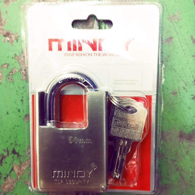 Pad Lock 50mm Mindy With Cover (Z) | Shopee Malaysia