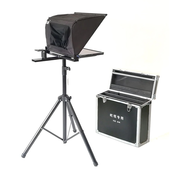 YISHI 20-inch Folding Portable Teleprompter for News Interview ...