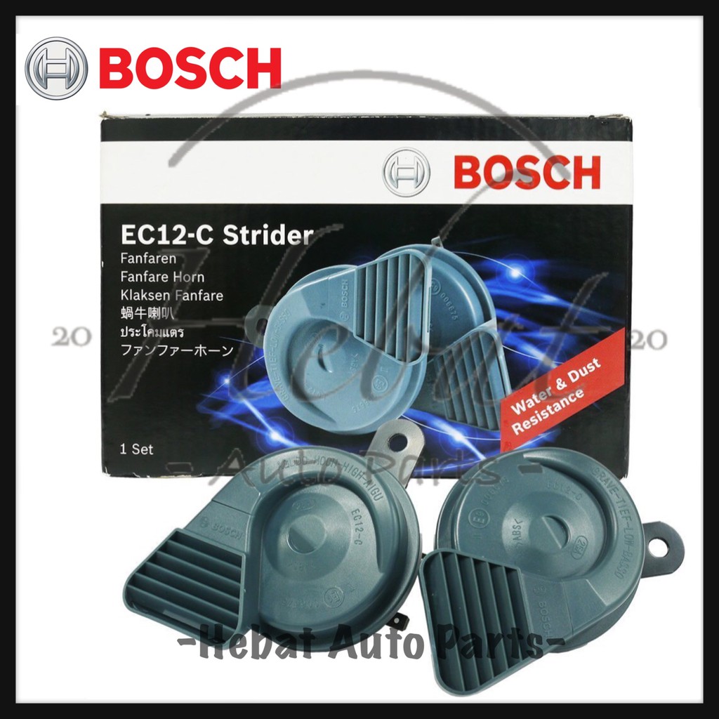 Bosch EC12-C Strider Fanfare Horn Universal Car BM Horn 0986AH0220 ( 1set = 2pcs ) | Shopee Malaysia