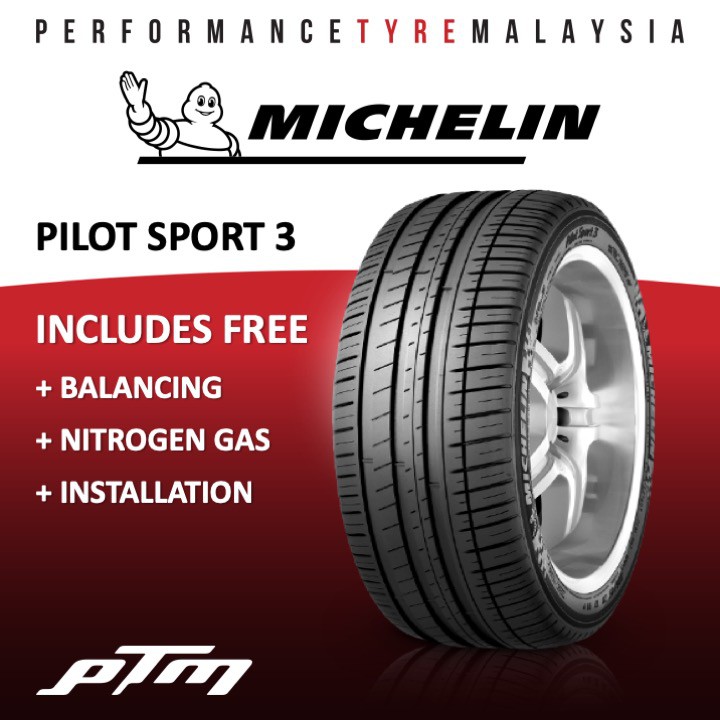 15 INCH TYRE Michelin Pilot Sport 3 PS3 Performance Tyre (FREE ...