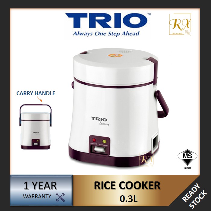 [BUBBLE WRAP] TRIO 0.3L MINI RICE COOKER TJC030 TJC-030 | Shopee Malaysia