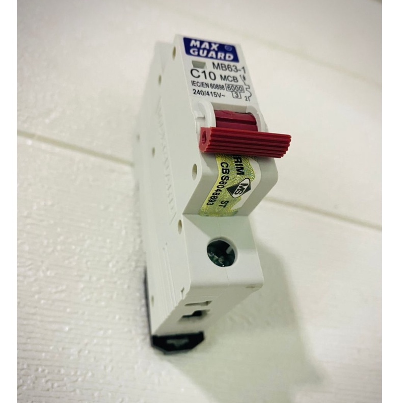 SIRIM MAXGUARD ELCB 2 POLE 3 POLE DB BOX ELECTRIC- MCB 10A/20A/32A/63A SINGLE 3 PHASE MINIATURE ...