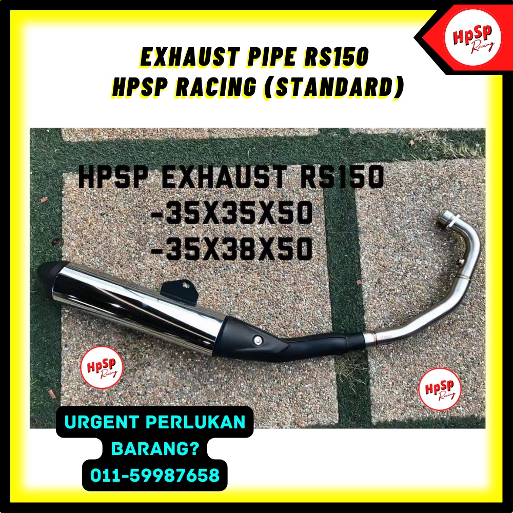 HPSP RACING EXHAUST PIPE RS150 (STANDARD) HPSP RACING | Shopee Malaysia