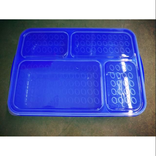 4 Compartment Plastic Food Container | Shopee Malaysia