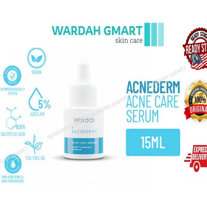 Wardah Acnederm Acne Care Serum 15ml | Shopee Malaysia
