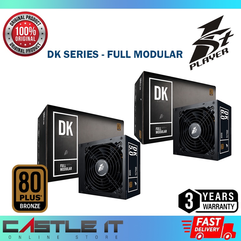 1st Player DK 800W 700W 600W 500W 80PLUS BRONZE Premium Full Modular ...