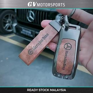 READY STOCK Mercedes Benz Key Cover Case Car Zinc Metal Suede Fob ...