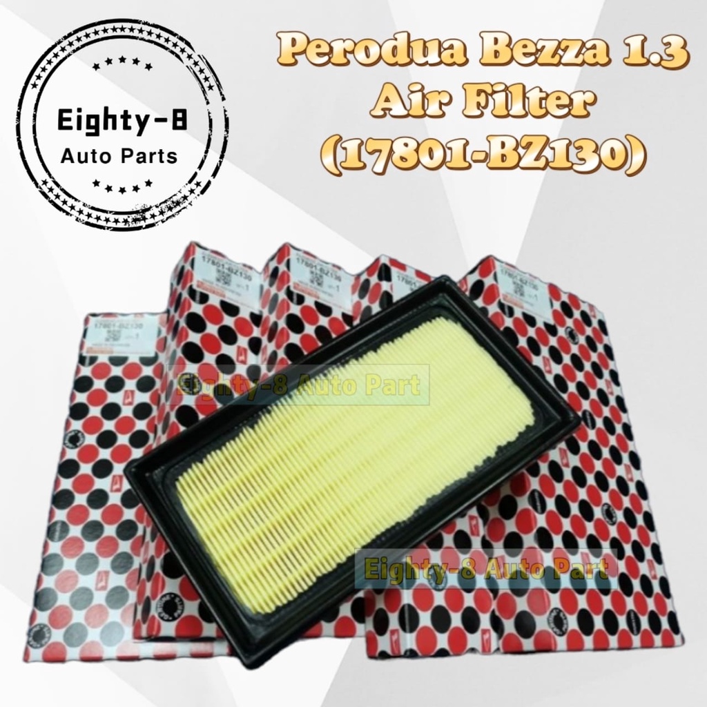 🌟Ready Stock🌟 Perodua Bezza 1.3 Air filter (17801-BZ130) | Shopee Malaysia