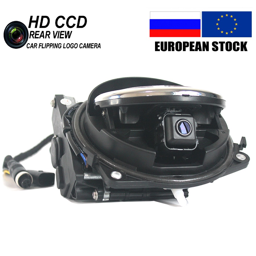 AHD Car Flipping Logo Reversing Camera Emblem Reverse Badge Camera Car ...