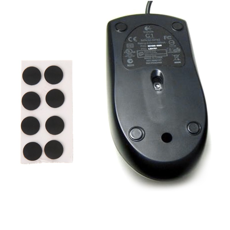 2 Sets (8pcs) 0.6mm mouse feet mouse skates for Logitech G1 M235 M315 ...