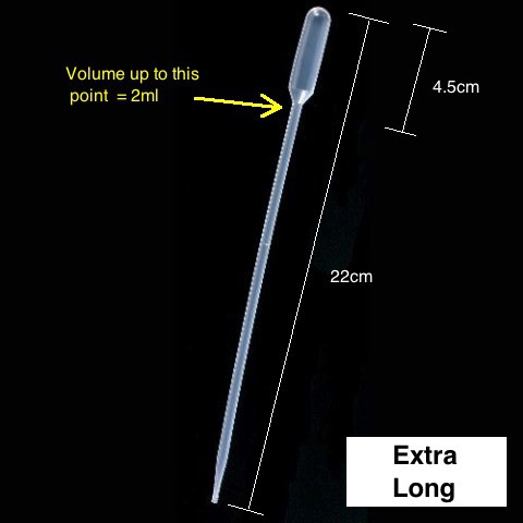 Pasteur / Transfer Pipette Plastic Disposable [Extra Long] ARAS1 ...