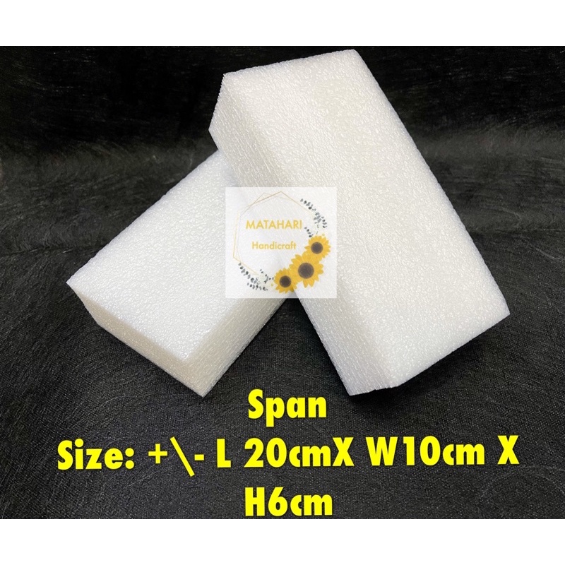 SPAN BUNGA / DRY FOAM / SPAN BUNGA KERING / GABUS BUNGA / FOAM BUNGA ...