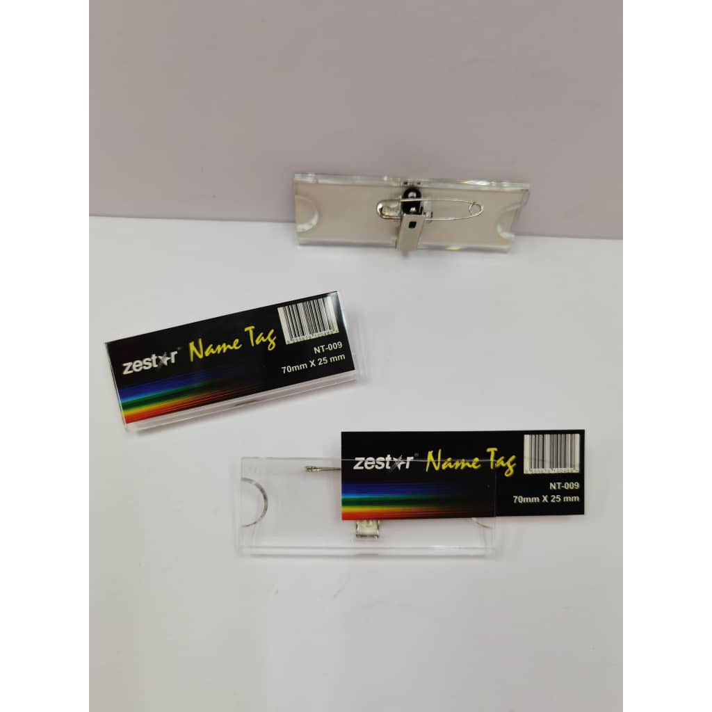 NT-009 PVC Name Tag 70mmx25mm | Shopee Malaysia
