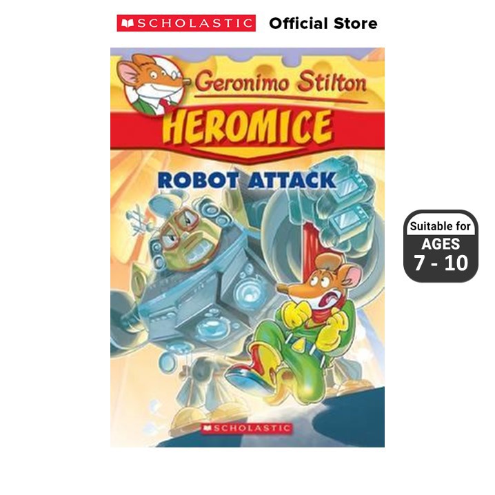 Scholastic Geronimo Stilton Heromice #2: Robot Attack (ISBN ...