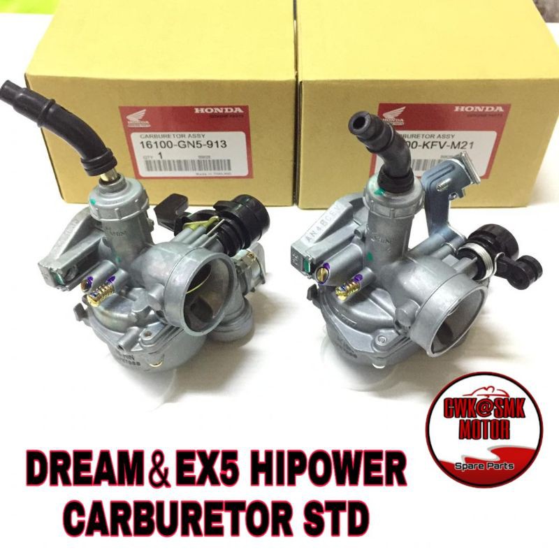 CARBURETOR WAVE125 EX5 DREAM EX5 GBO CARBURETOR STANDARD （THAI HONDA） | Shopee Malaysia