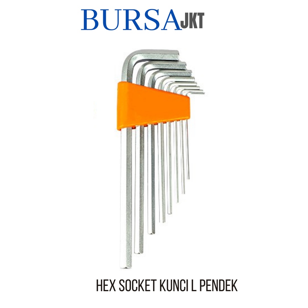 Hex KEY L KEY FLAT Length L KEY SET 8pc 1.5 - 6mm | Shopee Malaysia
