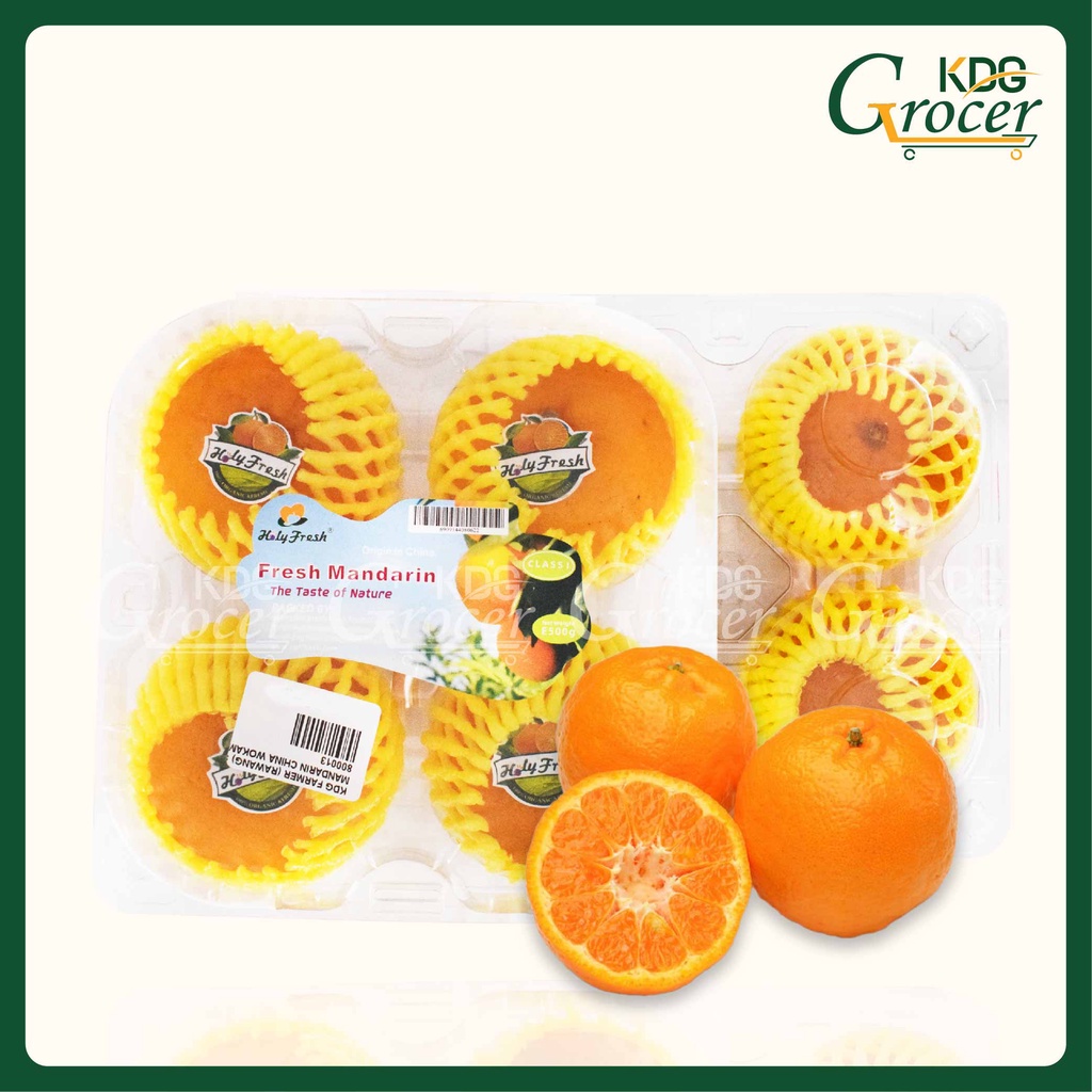 KDG [4 PCS] Mandarin Orange China Wokam 柑 Import Local Fresh Fruits Buah-Buahan 本地与进口新鲜水果 No ...