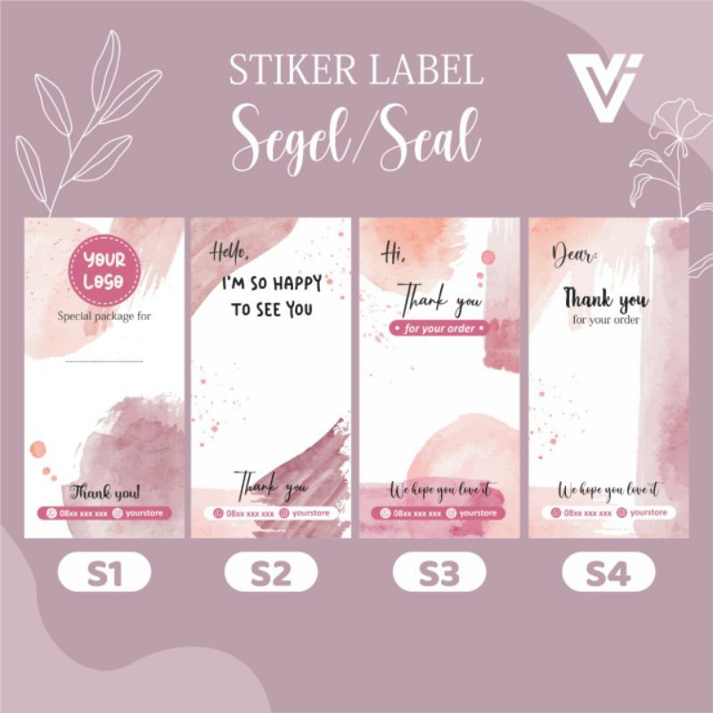 Seal Label Sticker/Seal For Your Product Packaging Seal | Shopee Malaysia
