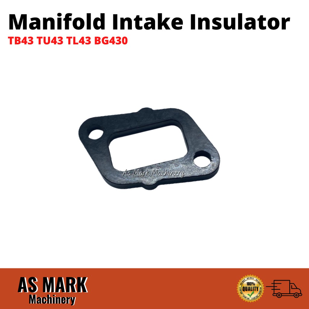 Tapak Carburetor Mesin Rumput TB43 TU43 TL43 BG430 Manifold Intake Insulator | Shopee Malaysia