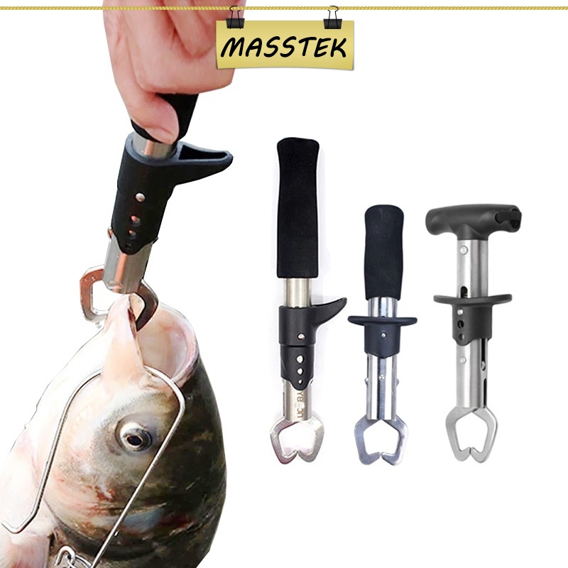 MASSTEK Fish Gripper Fishing Grip Clamp Grabber Fish Lip Controller ...