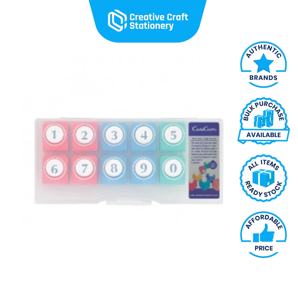 Carla Craft Mini Punch - NUMBER set 0 - 9 / (CN12-C) / Premium quality ...