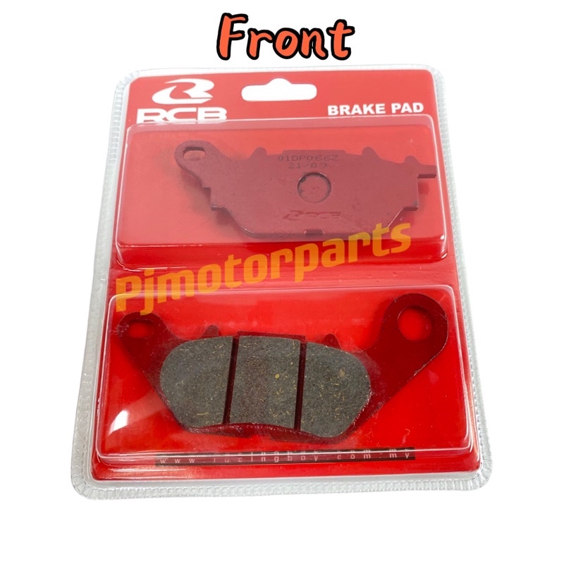 Yamaha R15 R-15 (Front/ Rear) RCB Disc Brake Pad (100% Original RCB ...