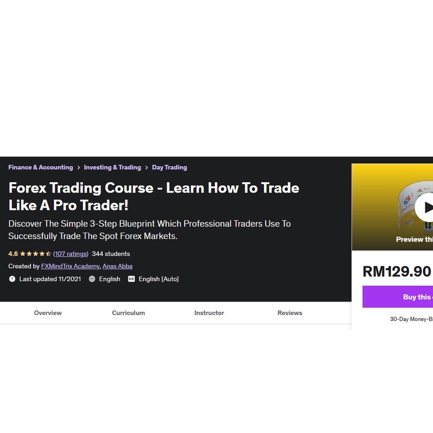 Forex Trading Course - Learn How To Trade Like A Pro Trader! | Shopee ...