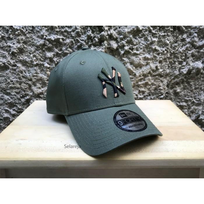 Hat Yo Topi New Era 9Forty New York Yankees Camo Infill Khaki Cap ...