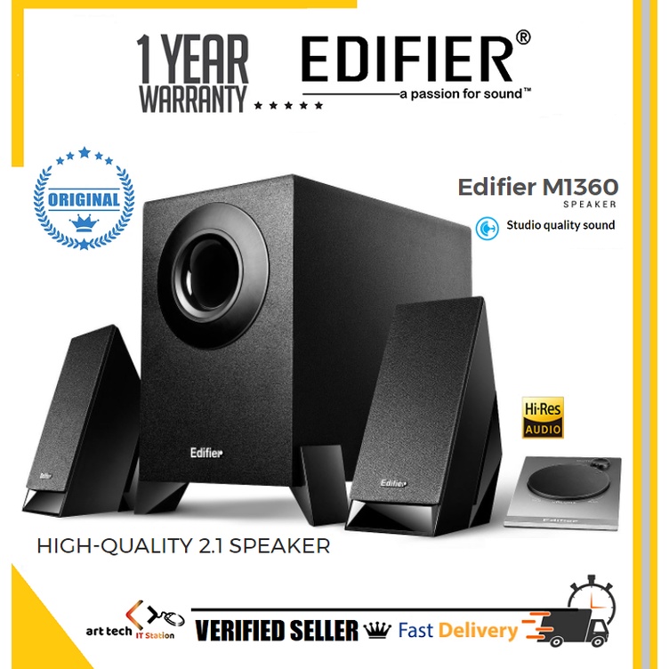 Edifier M1360 High Quality Speaker System ( M1360 Grey & M1360 White ...