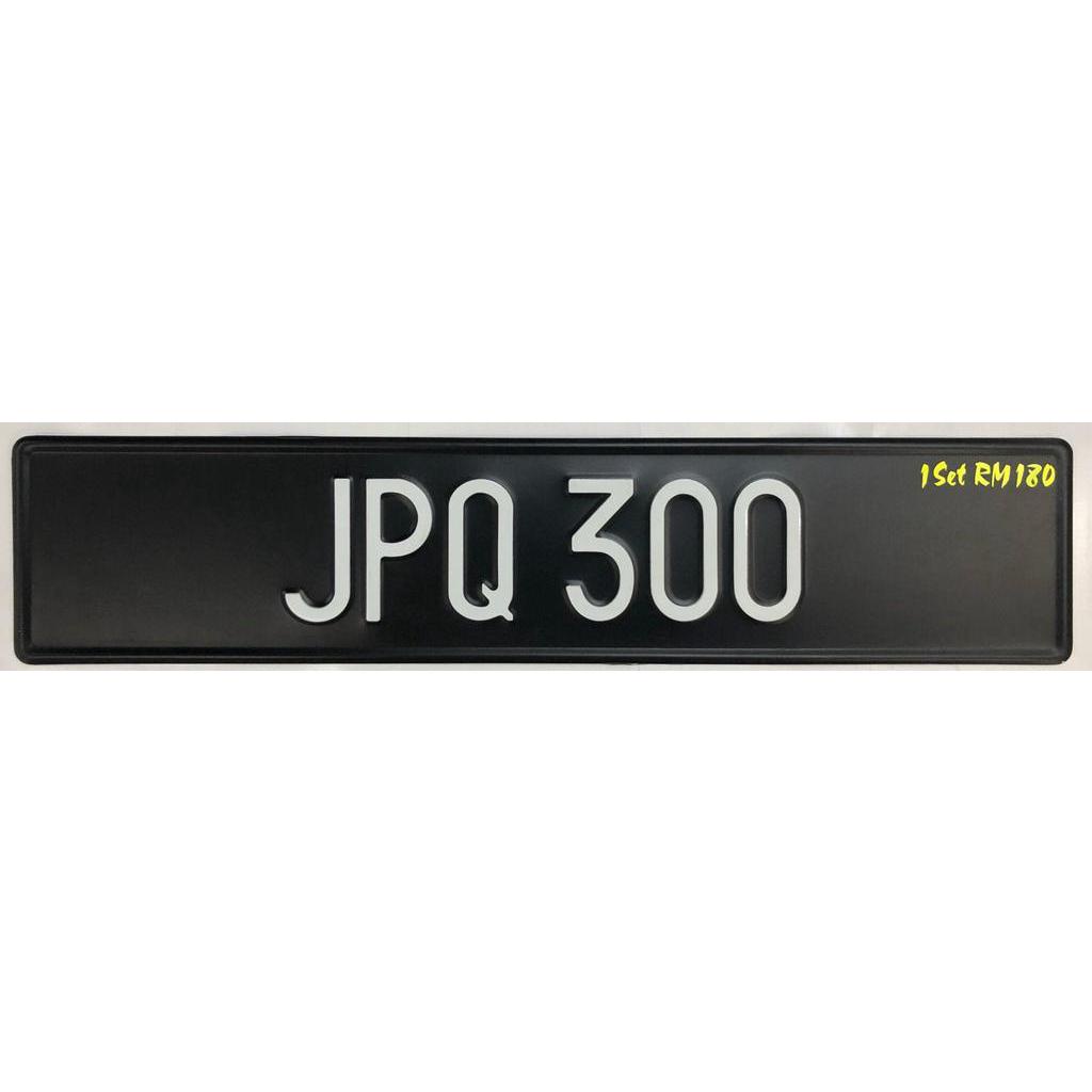 Embossed Car Number Plate [US FONT] | Shopee Malaysia