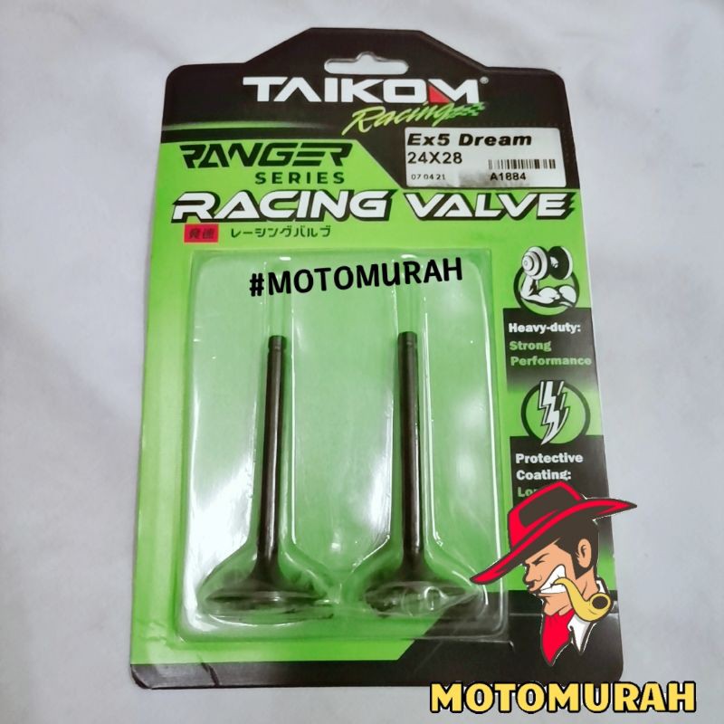 TAIKOM 100%ORIGINAL EX5 DREAM VALVE RACING 24/28MM | Shopee Malaysia
