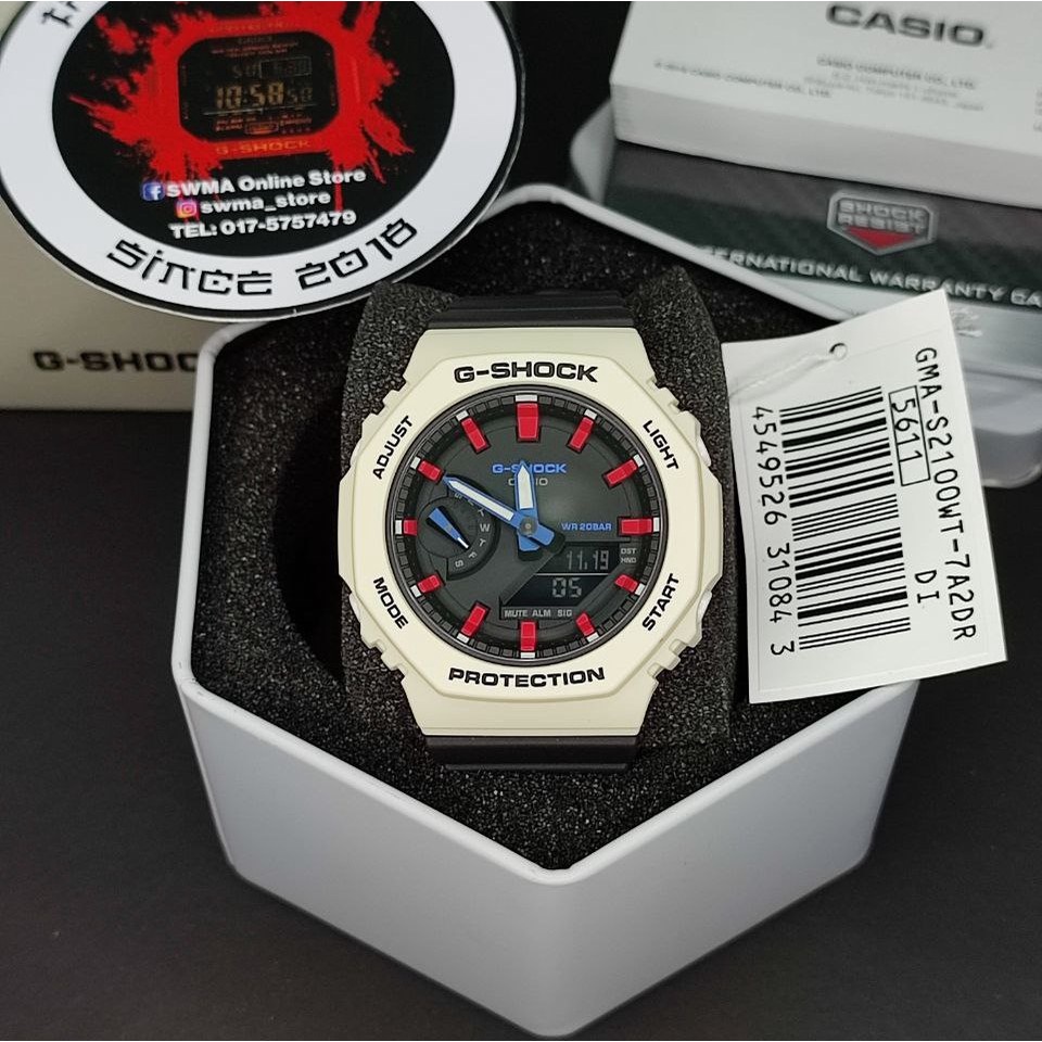 Casio G-Shock Original GMA-S2100WT-7A2 GMA-S2100WT GMA-S2100 TMJ Mini ...