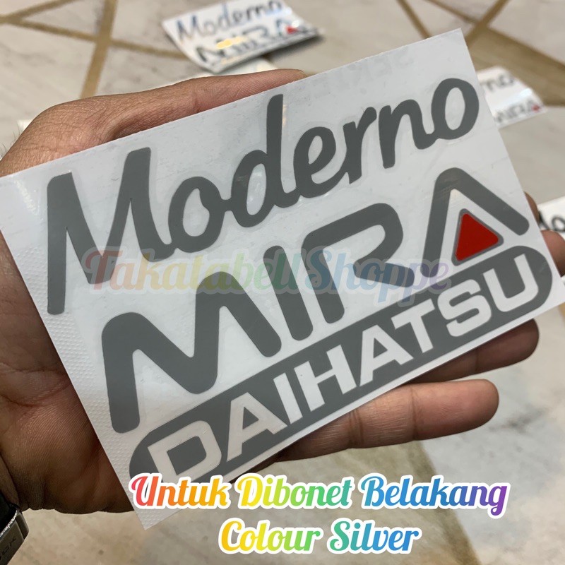 Sticker kancil moderno/Kancil mira daihatsu/sticker perodua kancil ...