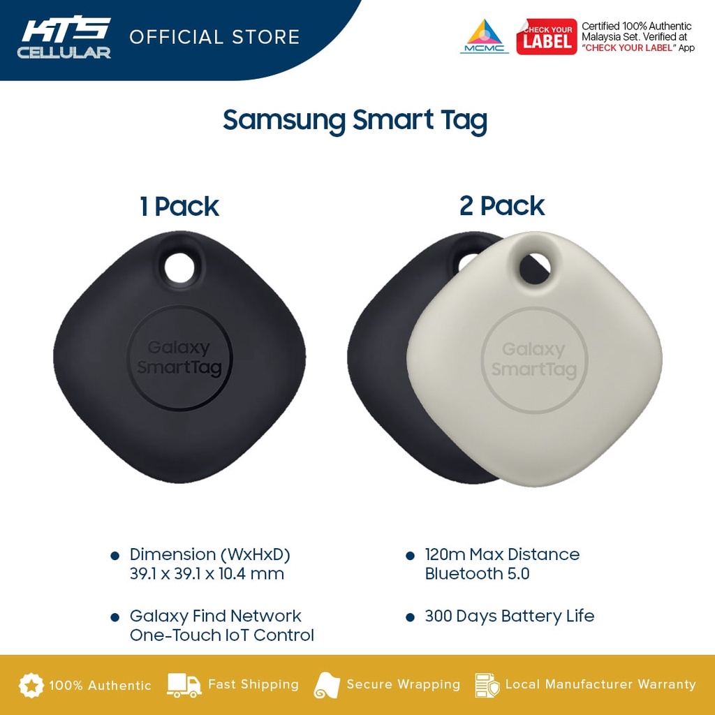 Samsung Galaxy Smart Tag - Original 1 Year Warranty by Samsung Malaysia ...