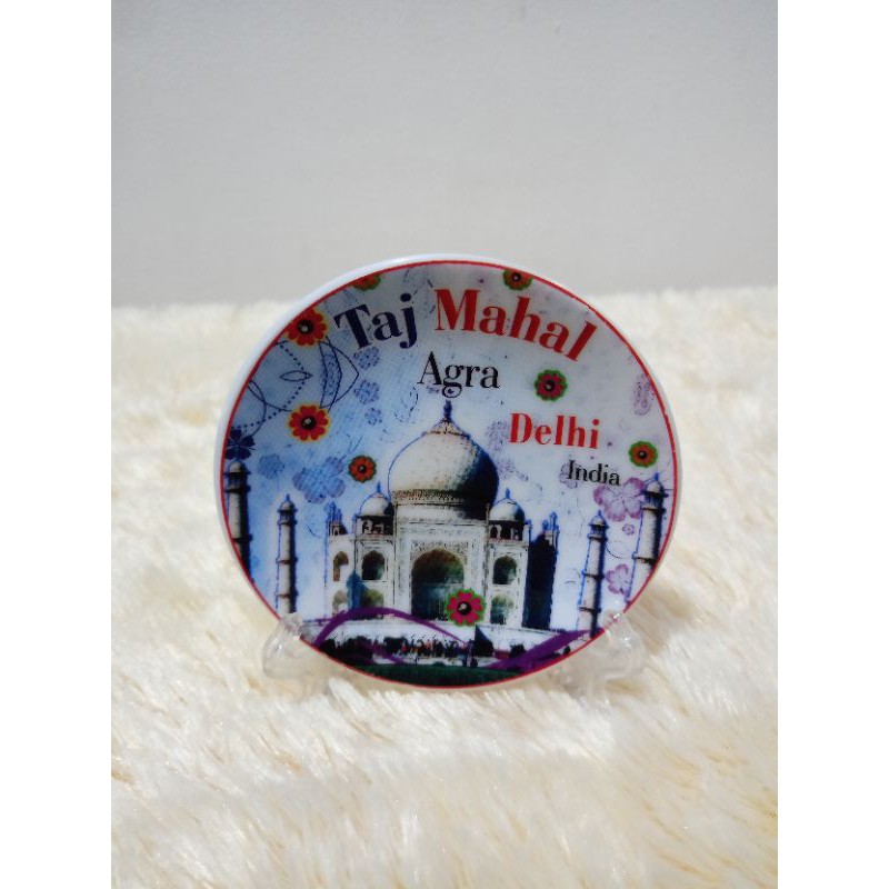 Indian Taj Mahal Fridge Magnet Ceramic Souvenir | Shopee Malaysia