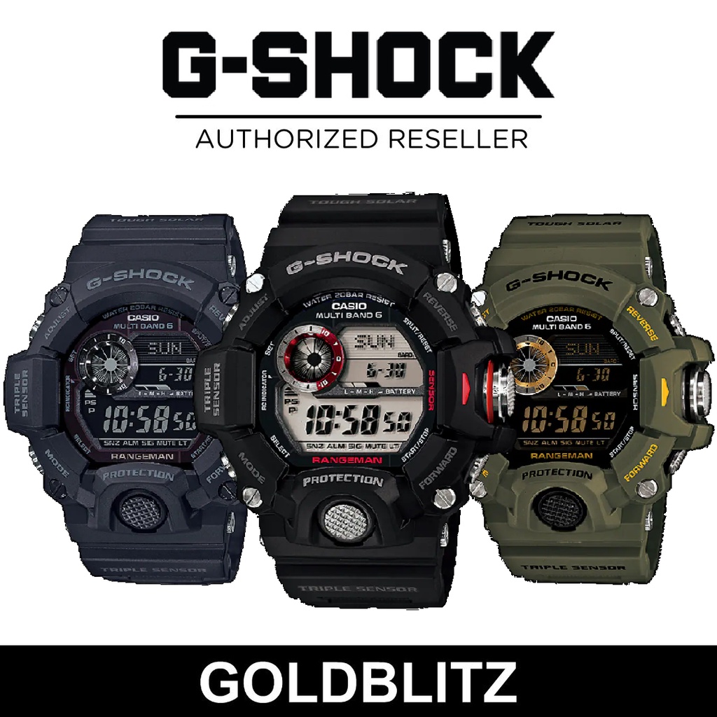 Casio G-Shock Rangeman GW-9400-1 GW-9400-1B GW-9400-3 GW-9400Y-1 GW ...