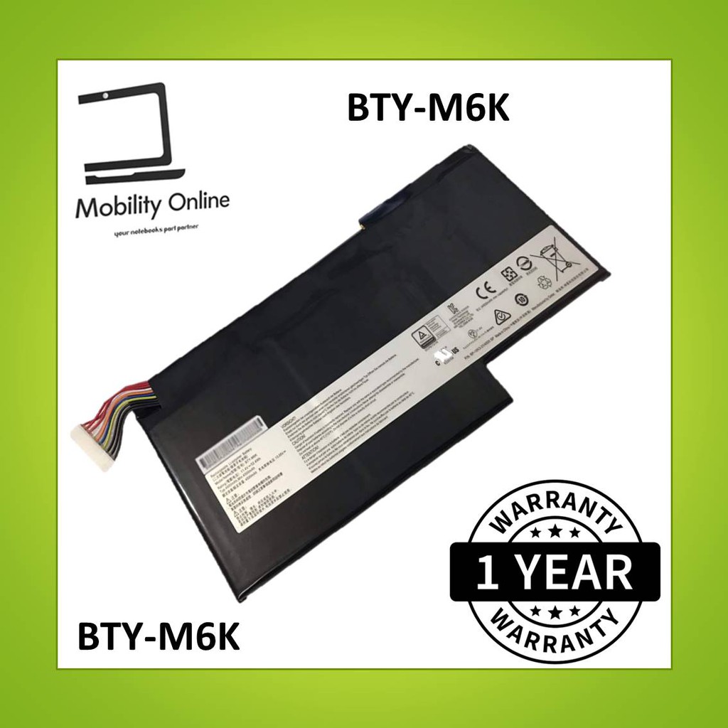 MSI BTY-M6K MS-16K3 MS-17F3 S9N-903A210-M47 MS-17B4 GF63 GF65 GF75 MS ...