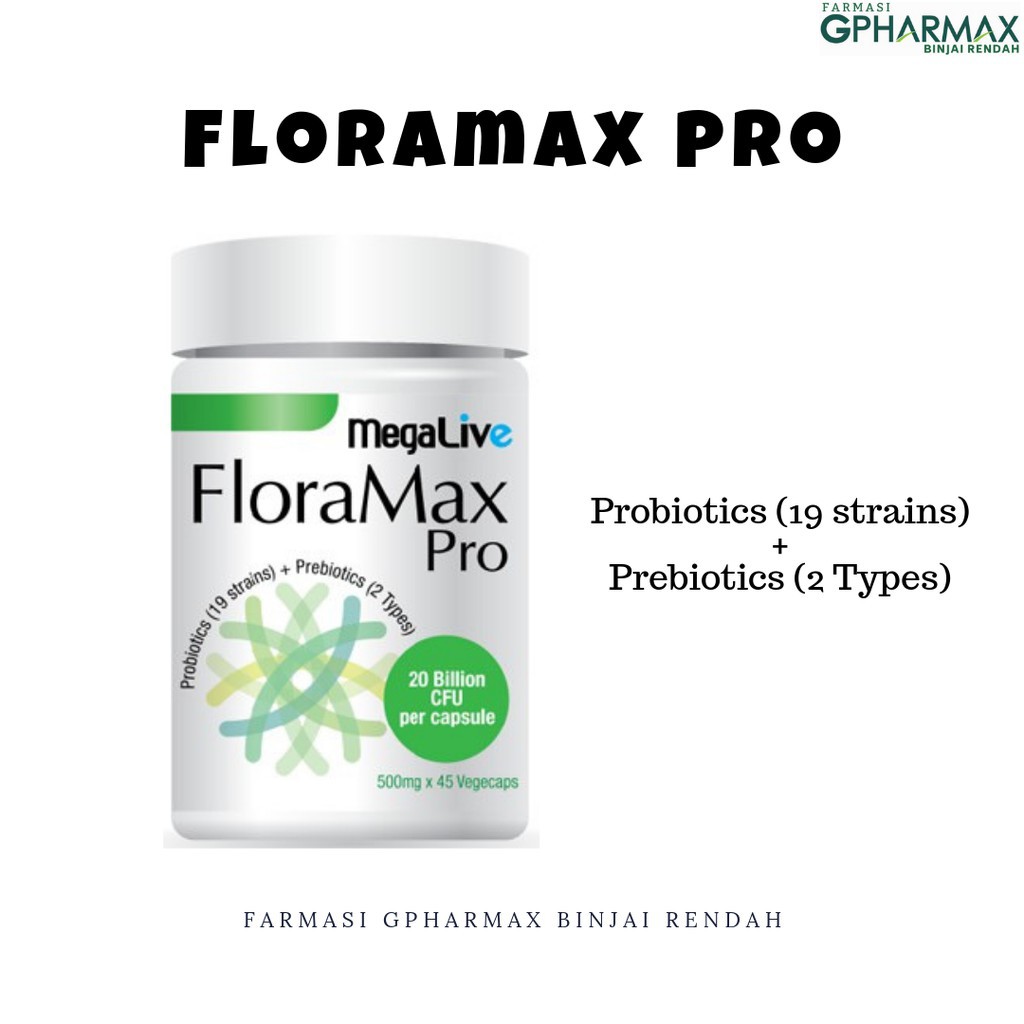 [Promotion] Megalive Floramax Pro (45's) | Shopee Malaysia