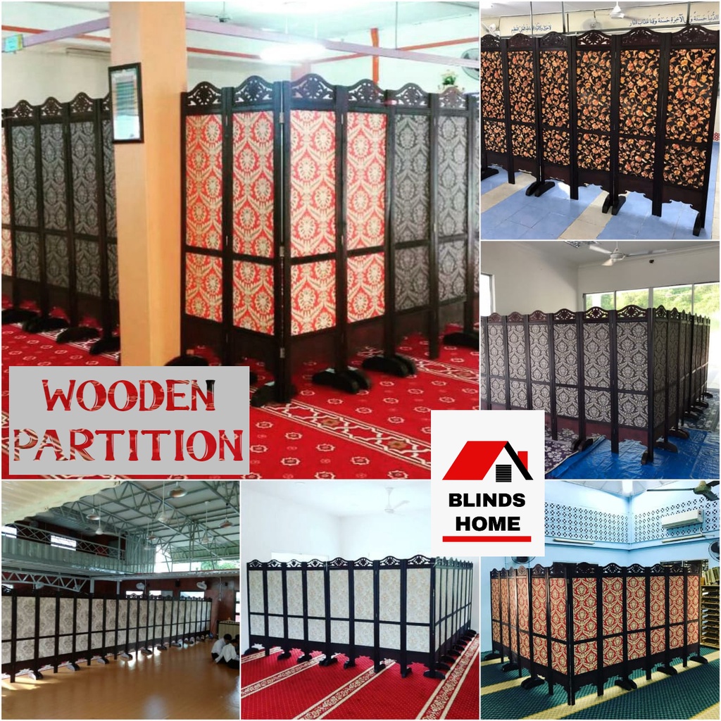 💥 READY STOCK💥Partition Kayu | Original Wood screen with New Modern ...