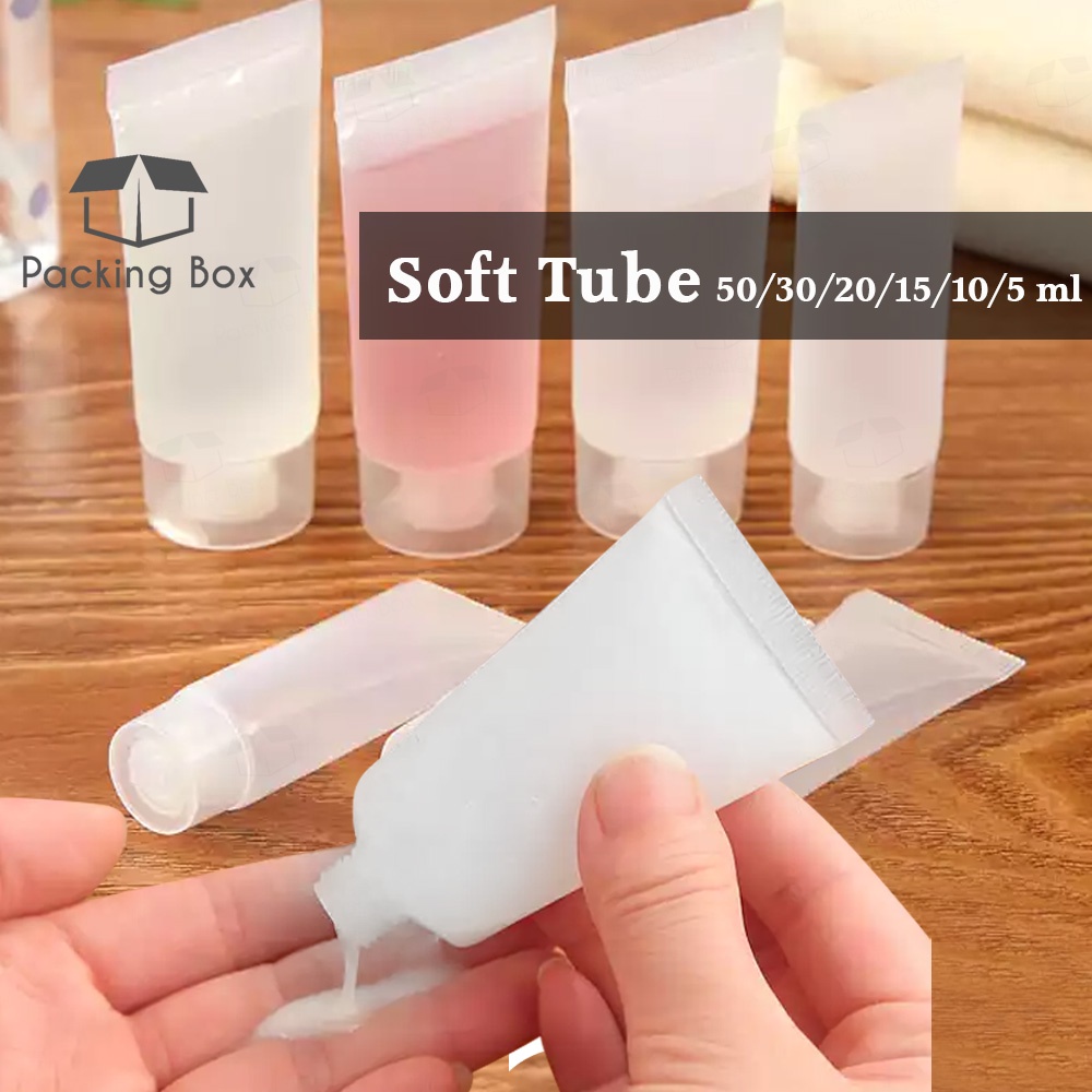 Portable Travel Reusable Soft Tube Empty Cosmetic Tube With Screw Cap ...