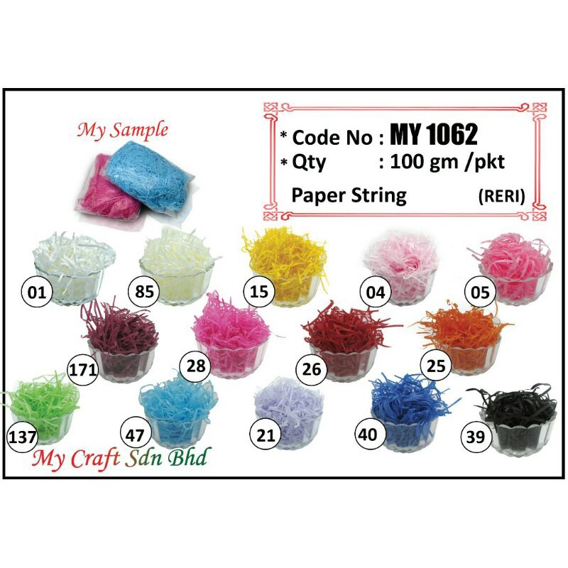 [Ready Stock] Paper String | Paper Shraded | Kertas hancur | Kertas ...