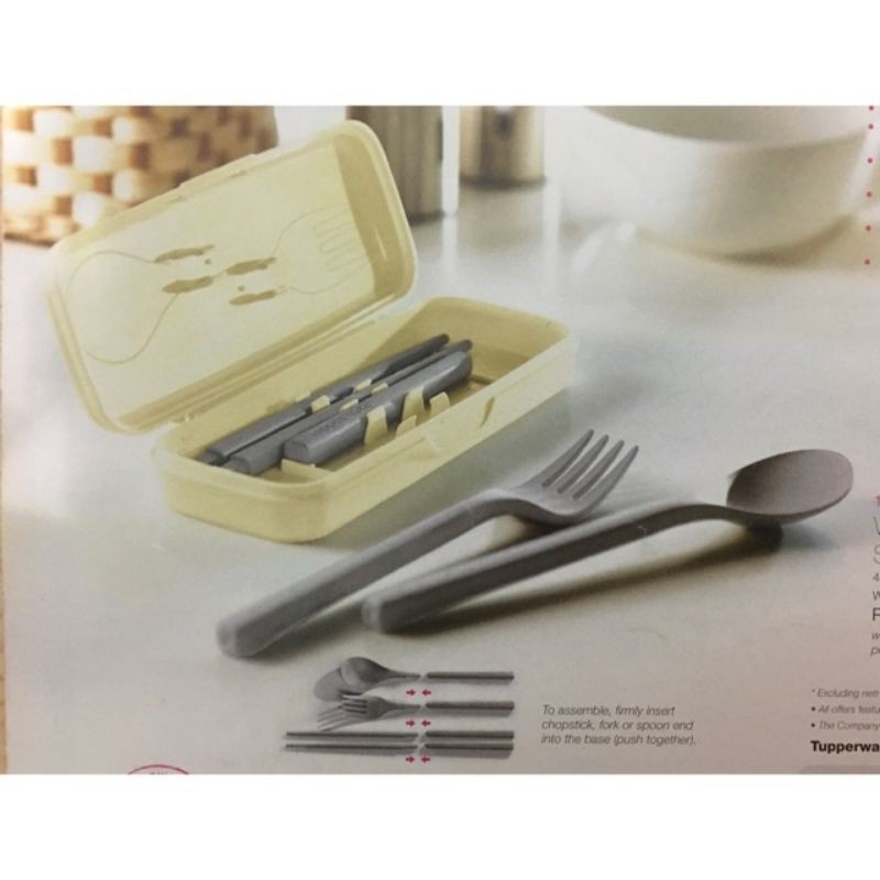 Tupperware Cutlery Box Set | Shopee Malaysia