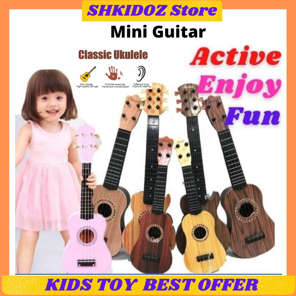 Gitar Mini Kanak-Kanak Kids Ukulele Classic Instrument Children Musical ...