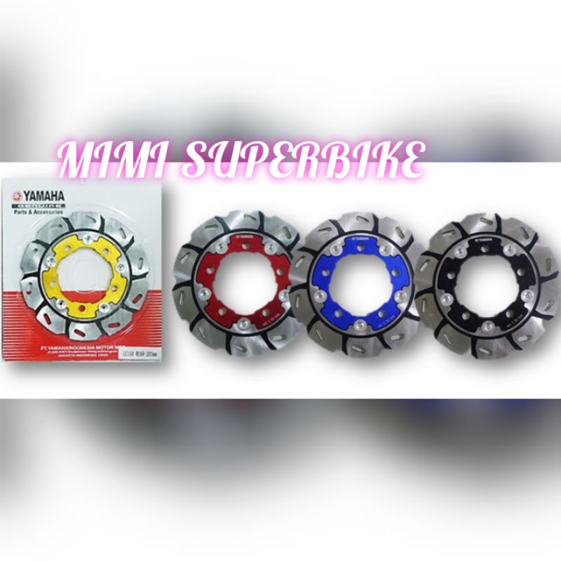 YAMAHA Y15ZR Y16ZR DISC PLATE CNC ALLOY FRONT 290MM WITH BRACKET / REAR ...