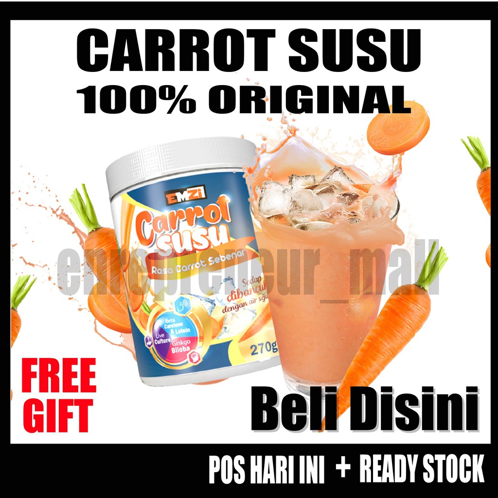 Carrot Susu, Carrot Susu Penawar Sakit Mata, Carrot Susu, Carrot Susu ...