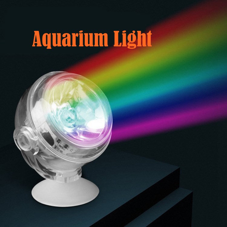 Aquarium LED Spotlight Submersible Light Fish Tank Waterproof Light ...